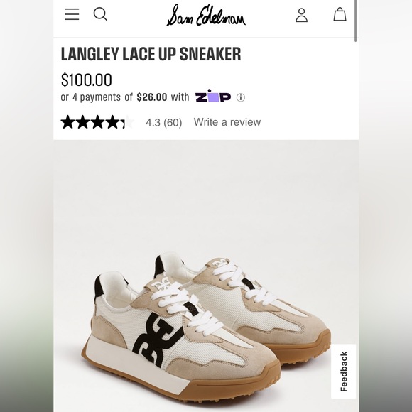 Sam Edelman | Shoes | Sam Edelman Sneaker | Poshmark